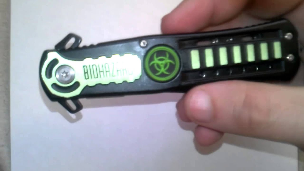 Wartech "X-Ray" Zombie Stiletto Knife Review - YouTube