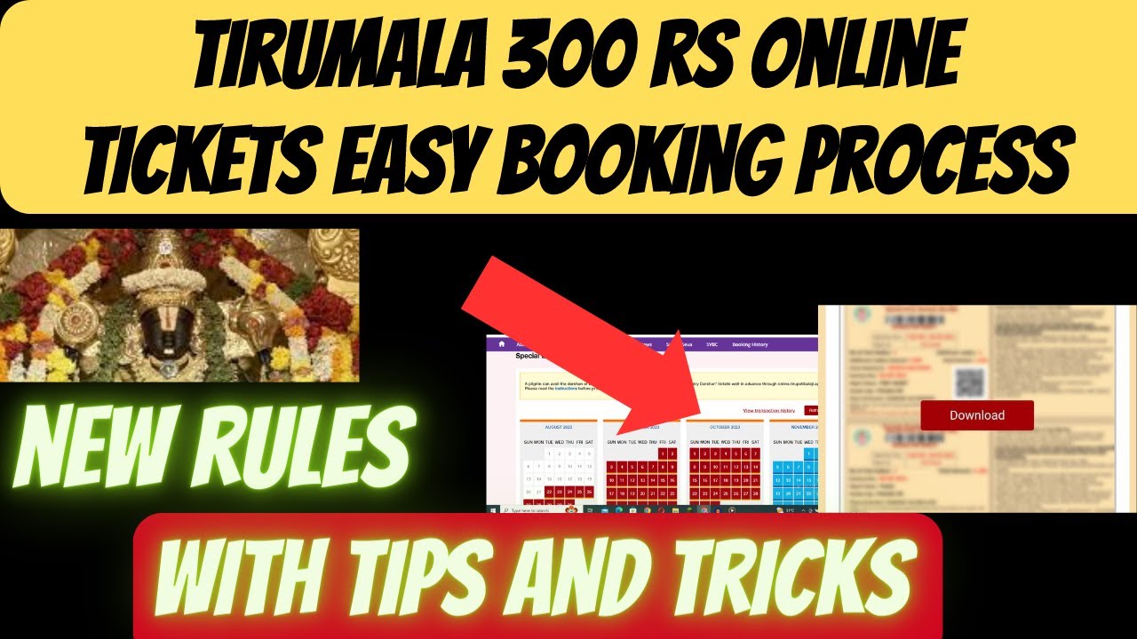300 Rs OnlineDarshan Ticket Easy Booking Process With Tips and Tricks ...