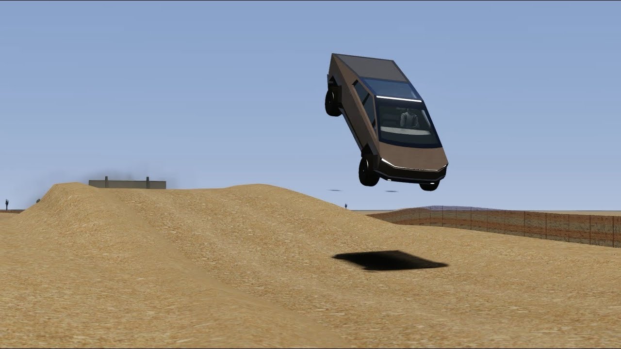 Tesla Cybertruk Dakar Rally Track Test - YouTube