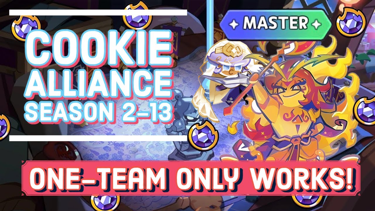 (2-13) Cookie Alliance MASTER is EASY With This Team! | Cookie Run ...