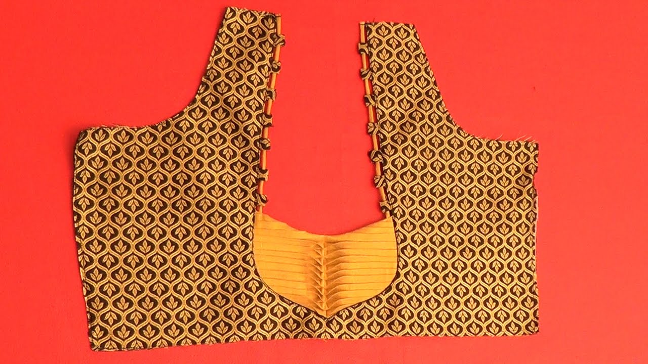 Easy Back Fashion Blouse 2 marathi - YouTube