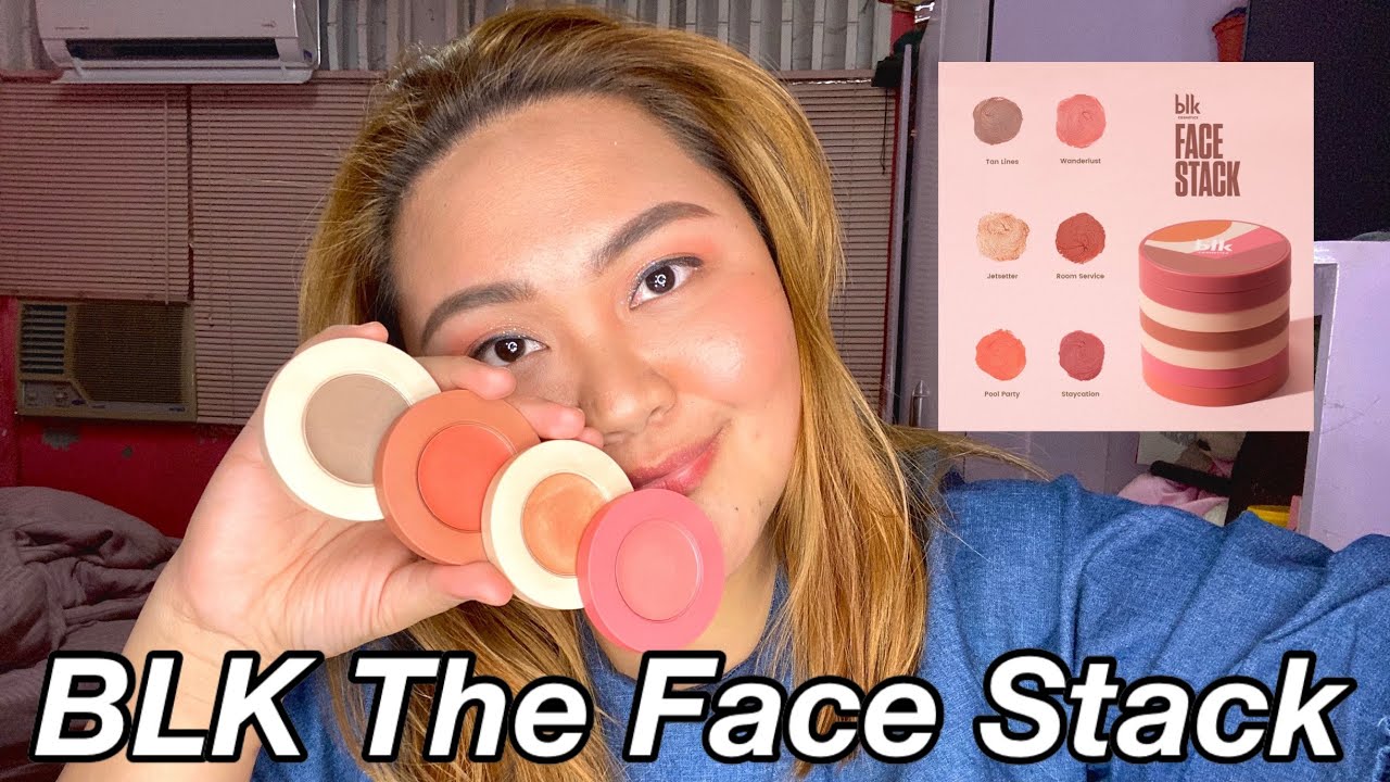 BLK FACE STACK MULTI POT! Review and Swatches! (MORENA) |VLOG#10 ...