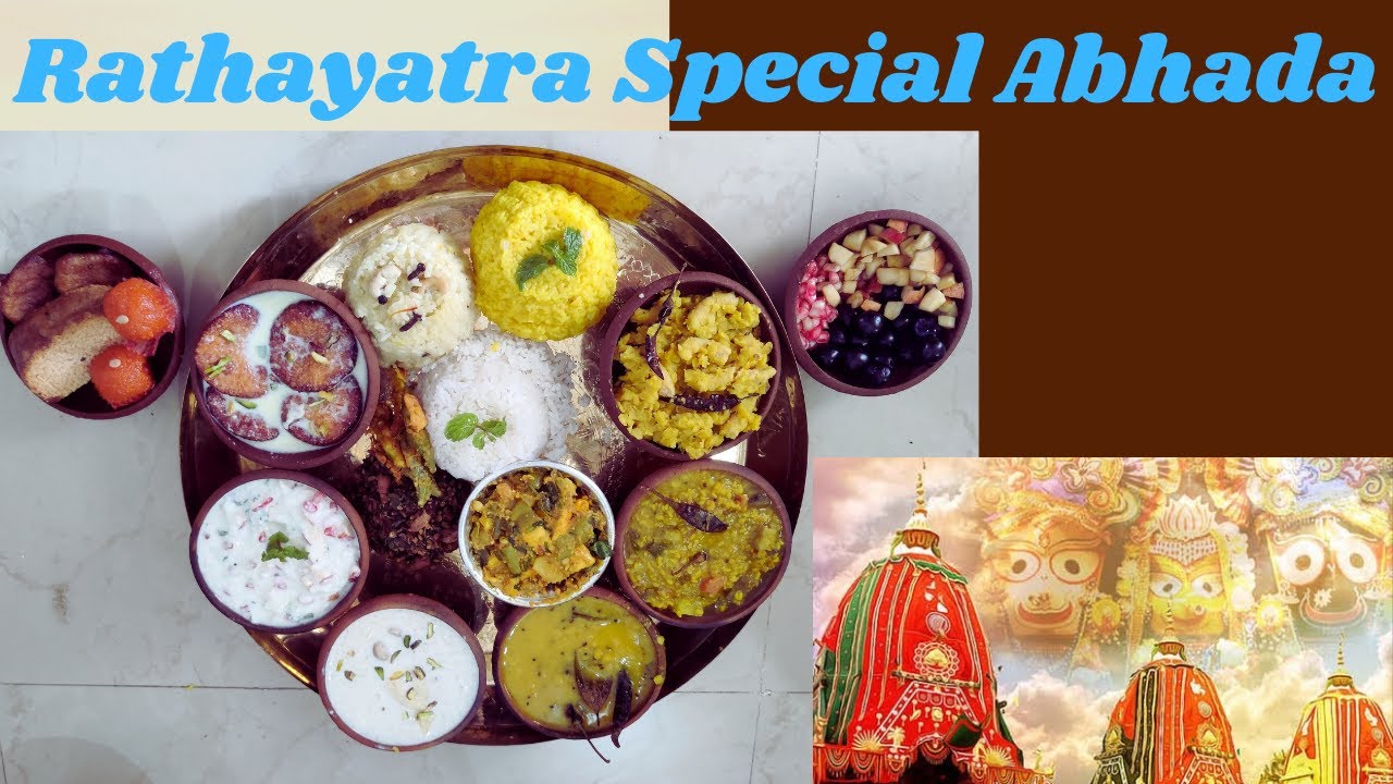 Rathayatra special thali/how to cook mahaprasad Abhada/Odia veg thali ...