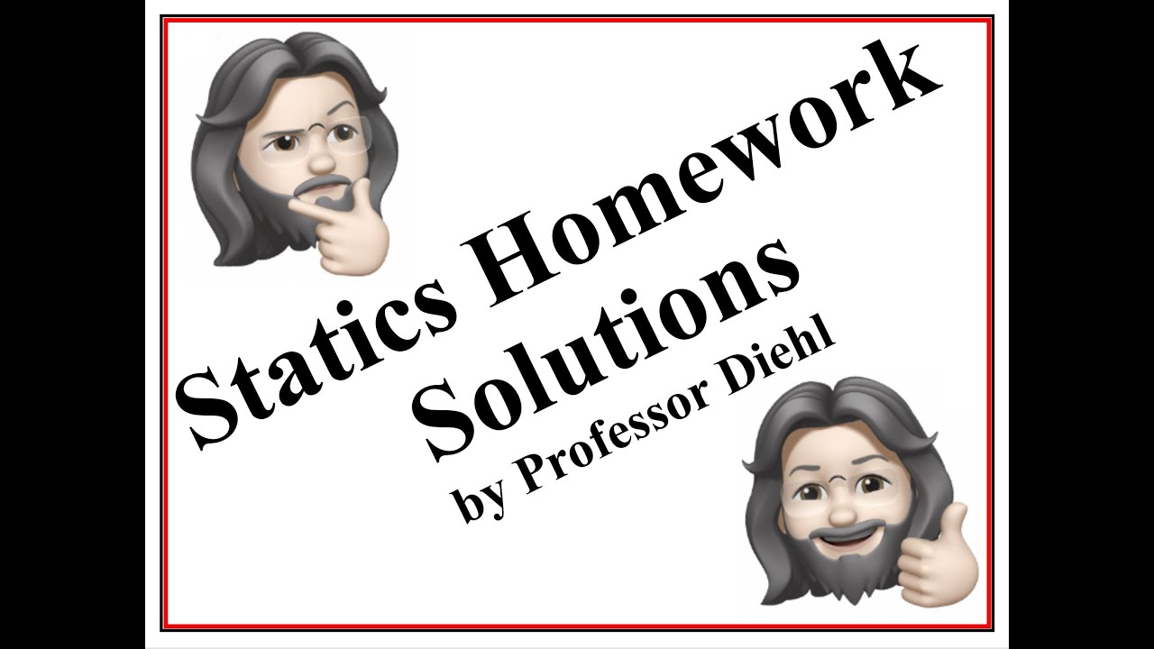 Statics Homework 11 Problem 3 Solution (S21 ES110) - YouTube