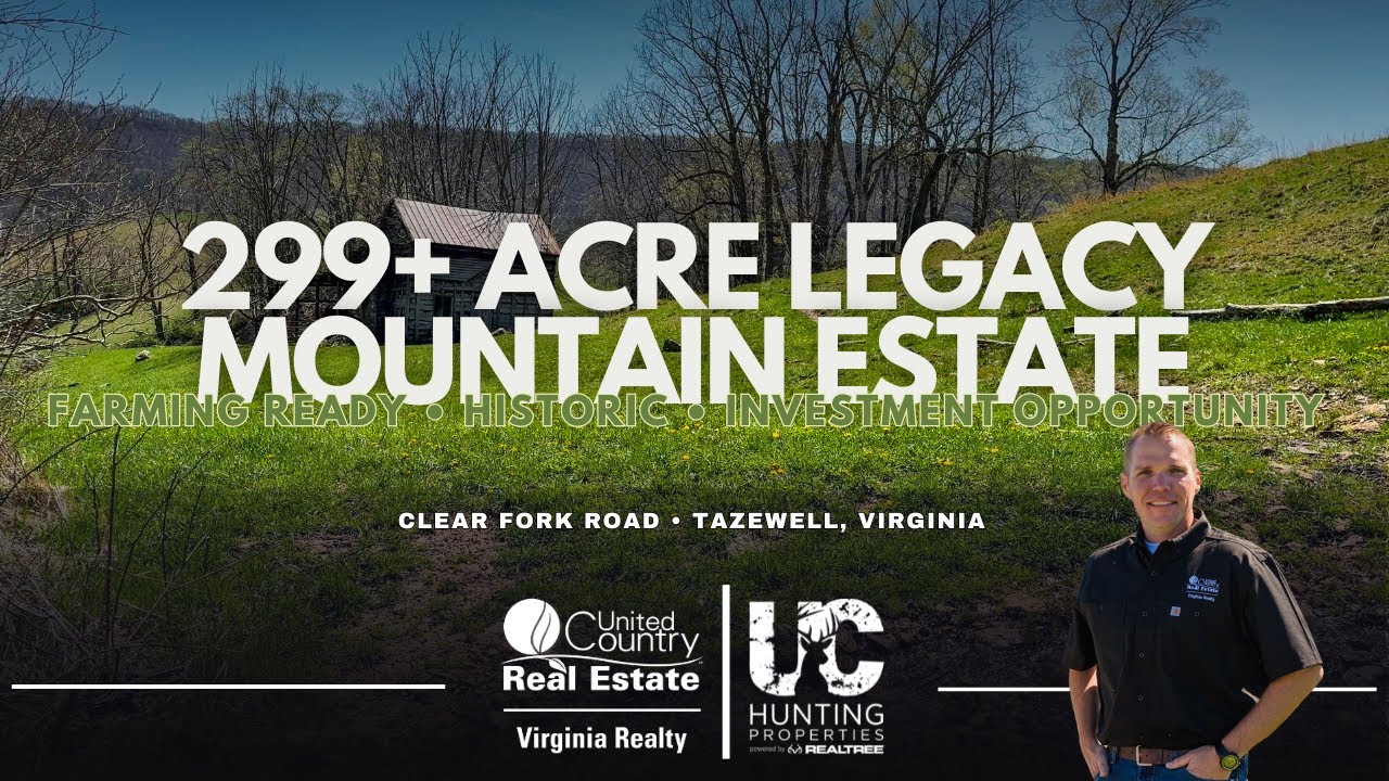 299 Acre Legacy Mountain Farm in Tazewell County Virginia - YouTube