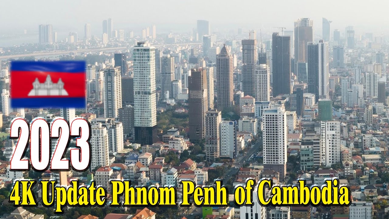 Video 4K View of High-Rise Building in Phnom Penh 2023 / Southeast Asia ...