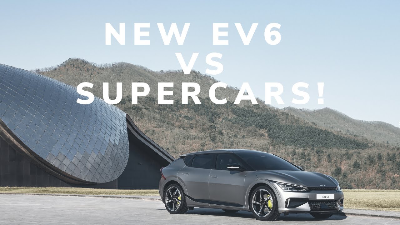 New KIA EV6 DRAG RACE vs Porsche, Ferrari, Lamborghini, AMG Mercedes ...