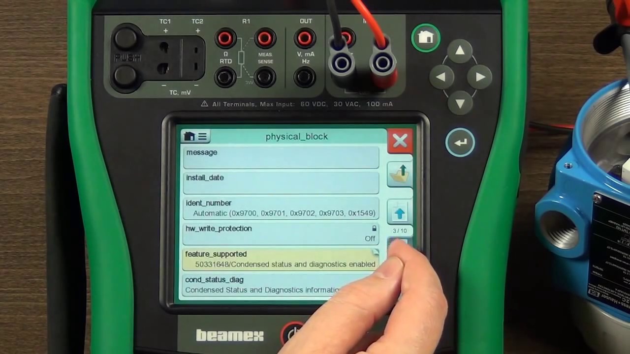 Beamex MC6 introduction to Profibus communicator mode 720p - YouTube