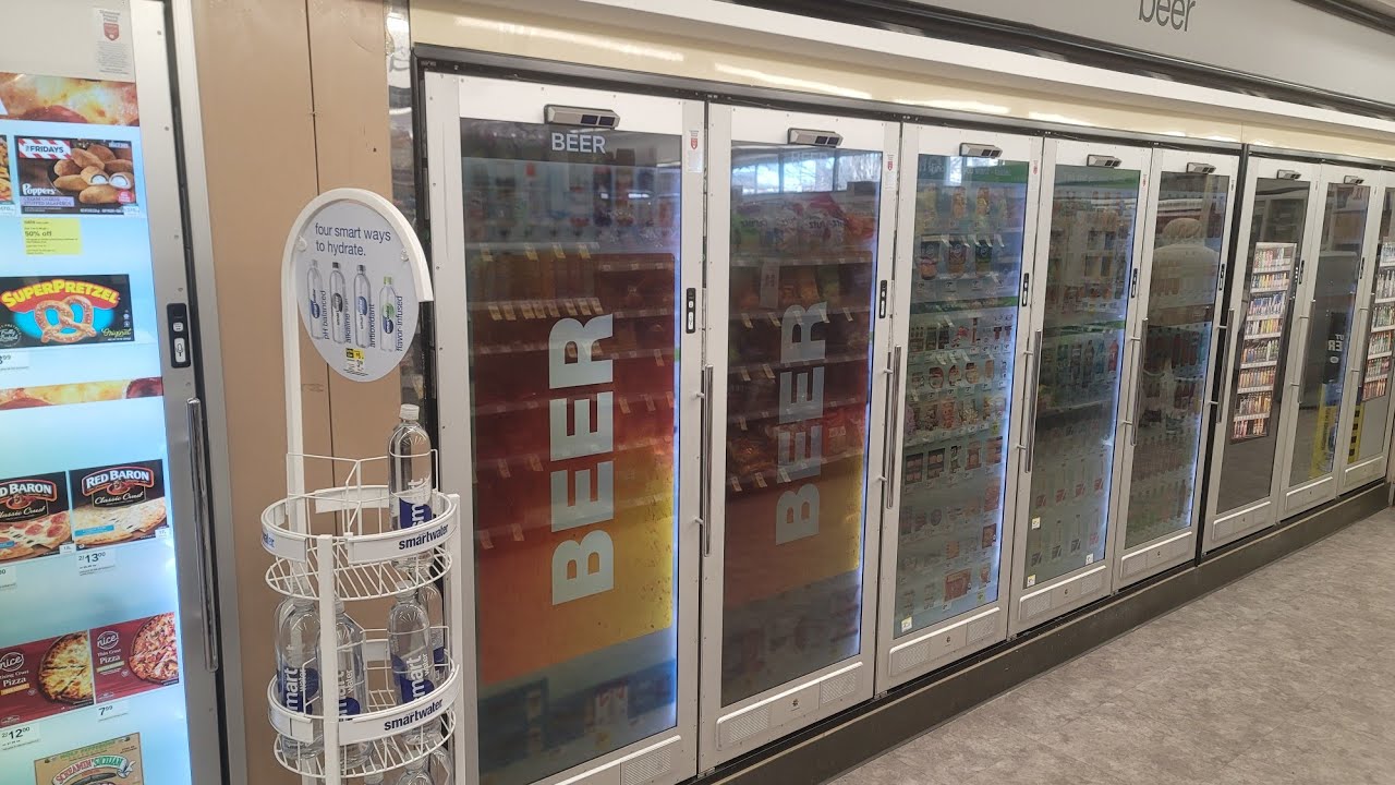 Digital Drink Cooler Doors! Is this the Future Or Overkill! let me know ...