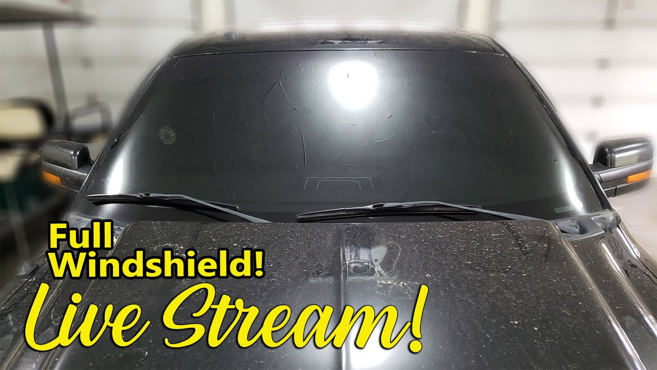🔴 Front Windshield Tint 35% on Ford F150 With Install - YouTube