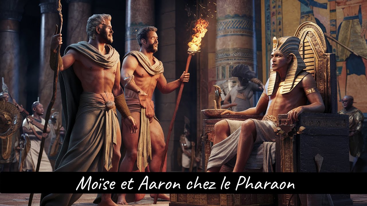 Moïse et Aaron chez le Pharaon: Conte et Légende | Vingt-Neuvième ...