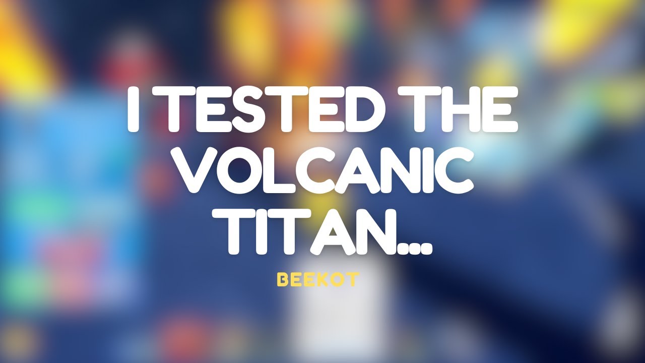 I Tested the Volcanic Titan in Toilet Tower Defense ( Endless Mode ...