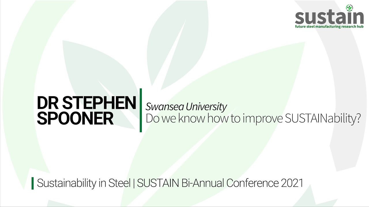 Do we know how to improve SUSTAINability? | Dr Stephen Spooner - YouTube