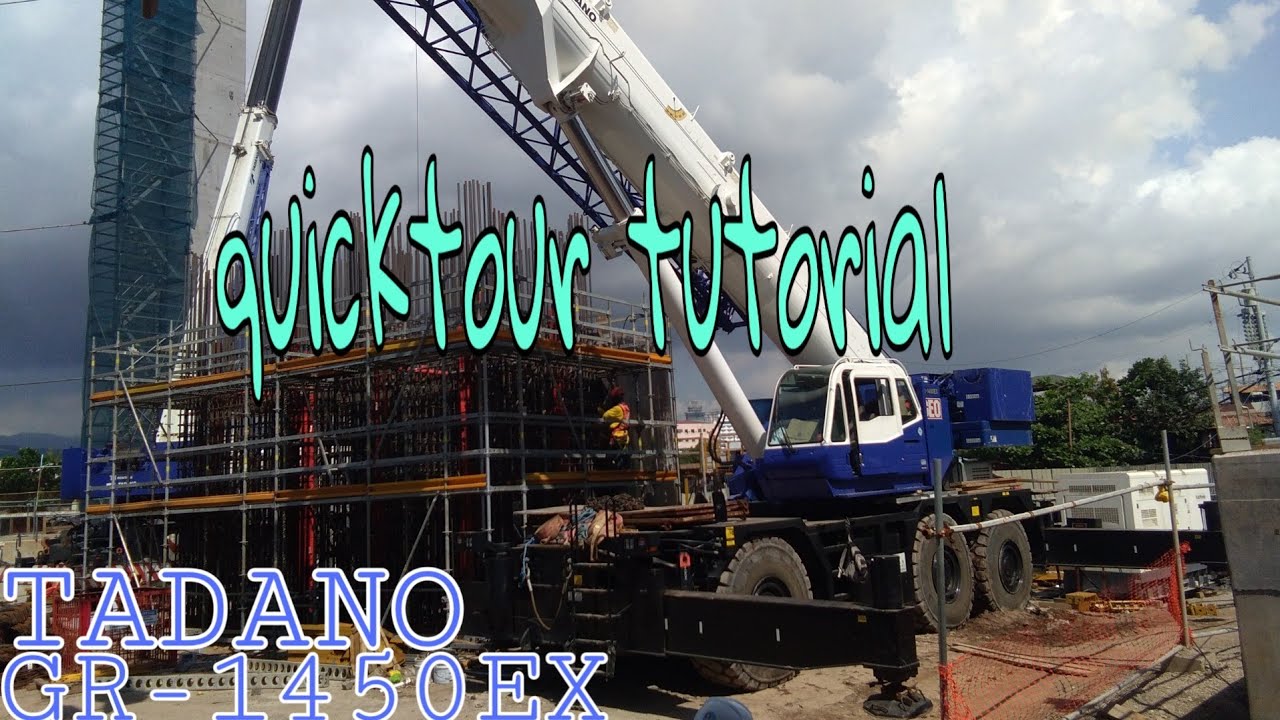 Quicktour tutorial GR-1450EX TADANO - YouTube