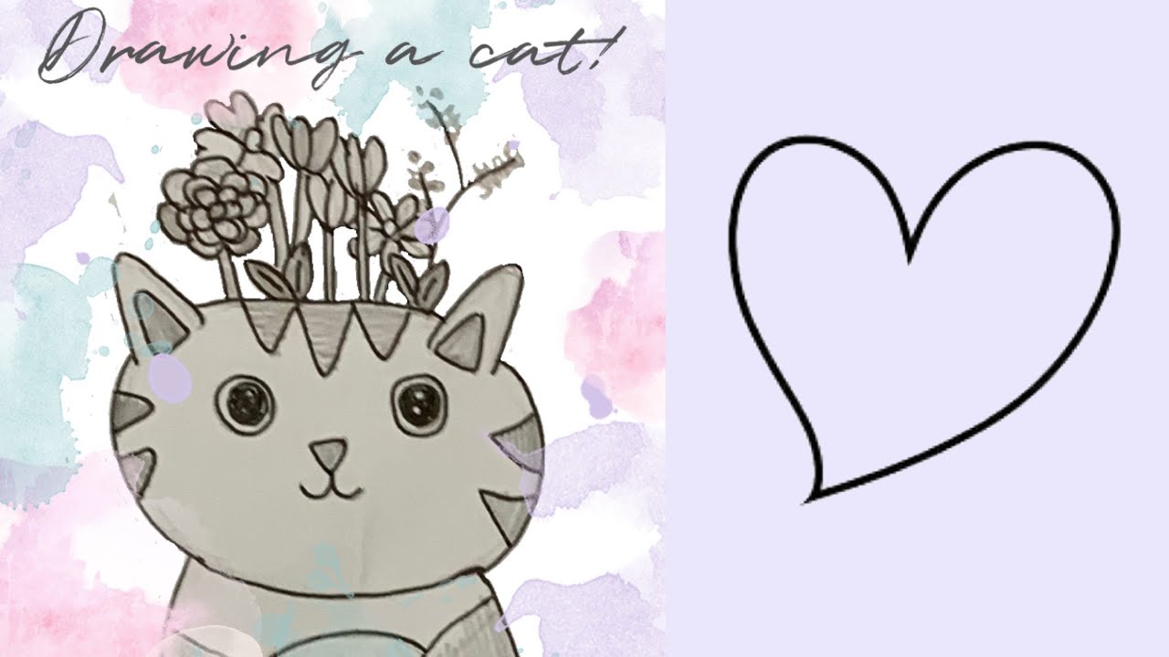 Doodling a cat !! - YouTube