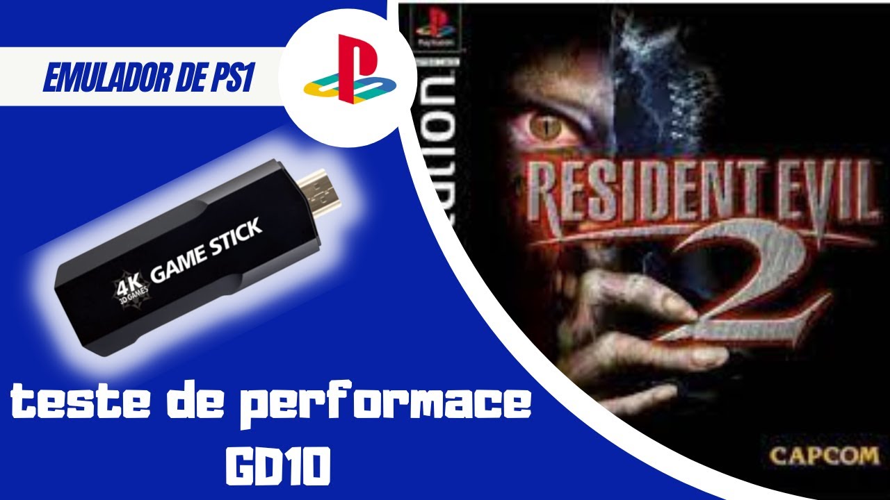 Game StickGD10 Testando : resident evil 2 PSX - YouTube