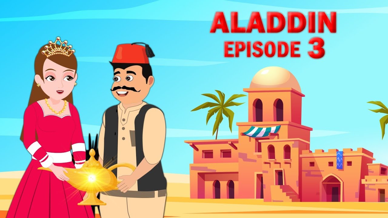 Aladdin Story | علاودین | Aladdin Cartoon Episode 3 | Pashto Kahani ...