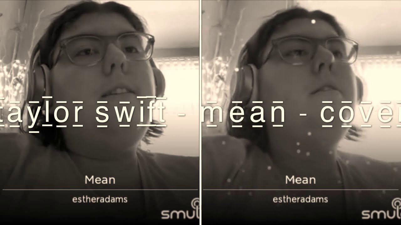 Taylor Swift - Mean - Cover - YouTube