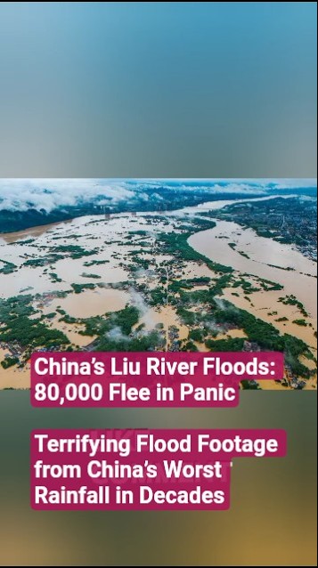 China Flood Disaster: 80,000 Evacuated in Guizhou & Guangxi - YouTube