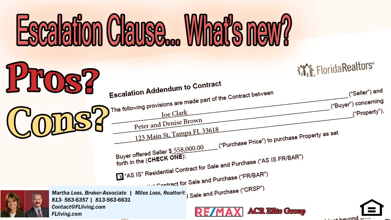 Must watch new escalation Clause information before you make an Offer ...