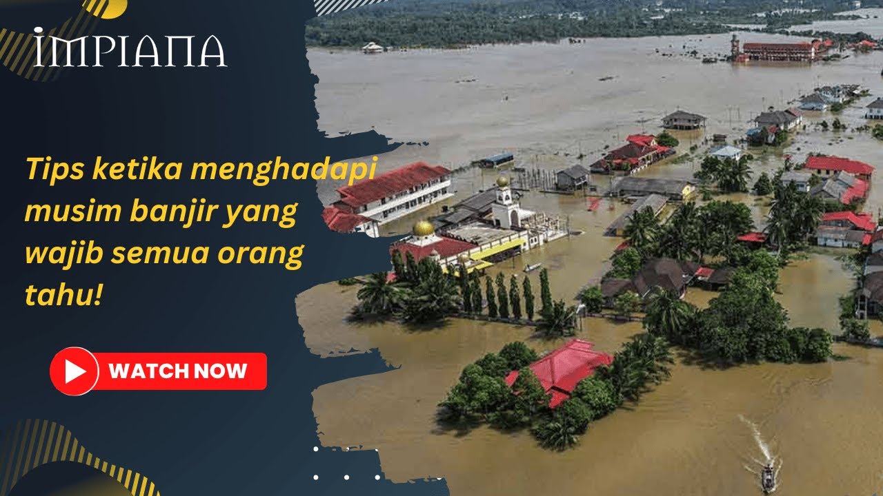 Sekarang ni musim banjir, mesti banyak barang rumah yang terjejas. Jadi ...