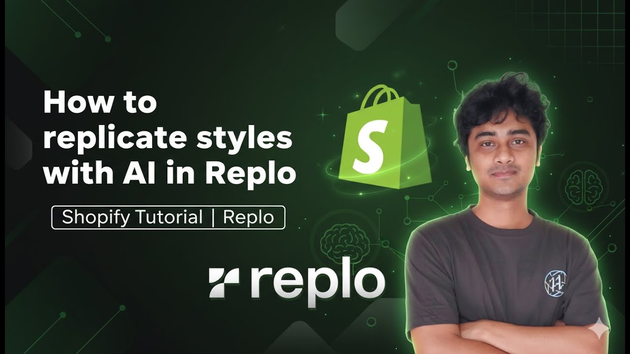 How to replicate styles with AI in Replo | Shopify Bangla Tutorial ...