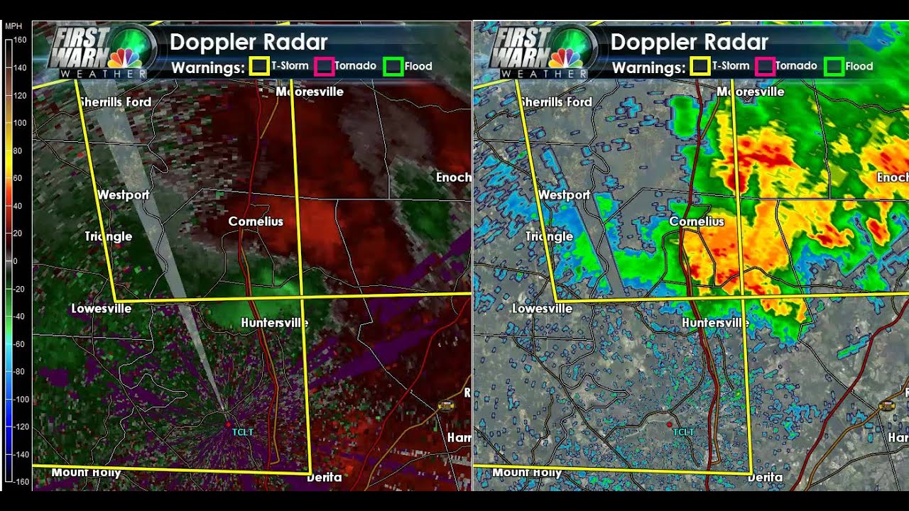 Downburst on Radar 7/27/2012 6:17:39 PM - YouTube