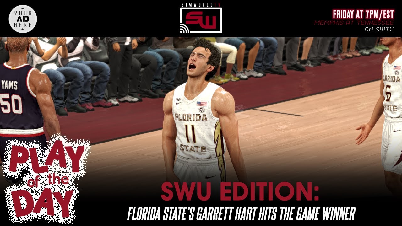 Play of the Day | Florida State's Garrett Hart Hits The Game Winner ...
