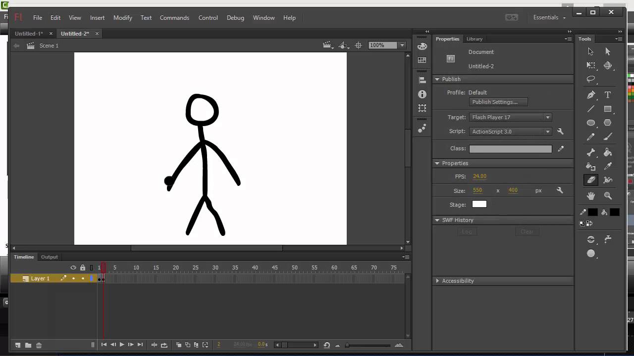 Graphics: Flash01-03-Copy and Paste Frames - YouTube