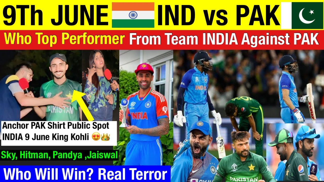 9th June Cricket History Bigest Match INDIA🇮🇳 vs Pakistan 🇵🇰 Who Will ...