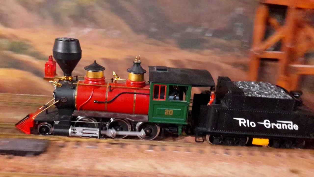 Frisco G scale Layout display Traintopia - YouTube