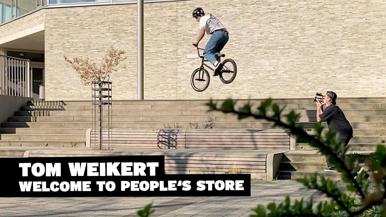 BMX Street Shredder from Germany: Tom Weikert – Welcome to People's Store - YouTube