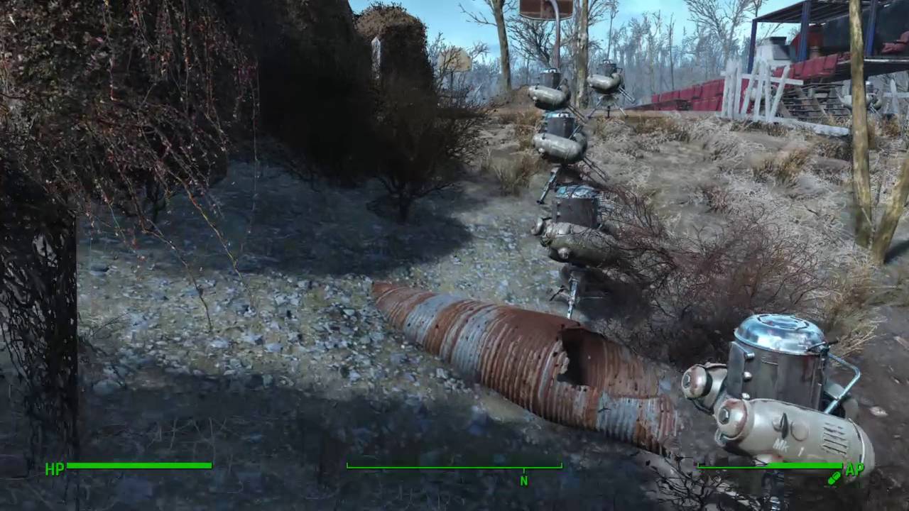 Fallout 4 Sanctuary Turret wall - YouTube