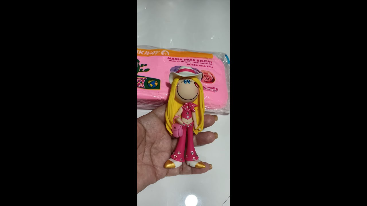 Magrelinha Barbie Aplique Ou Imã Youtube