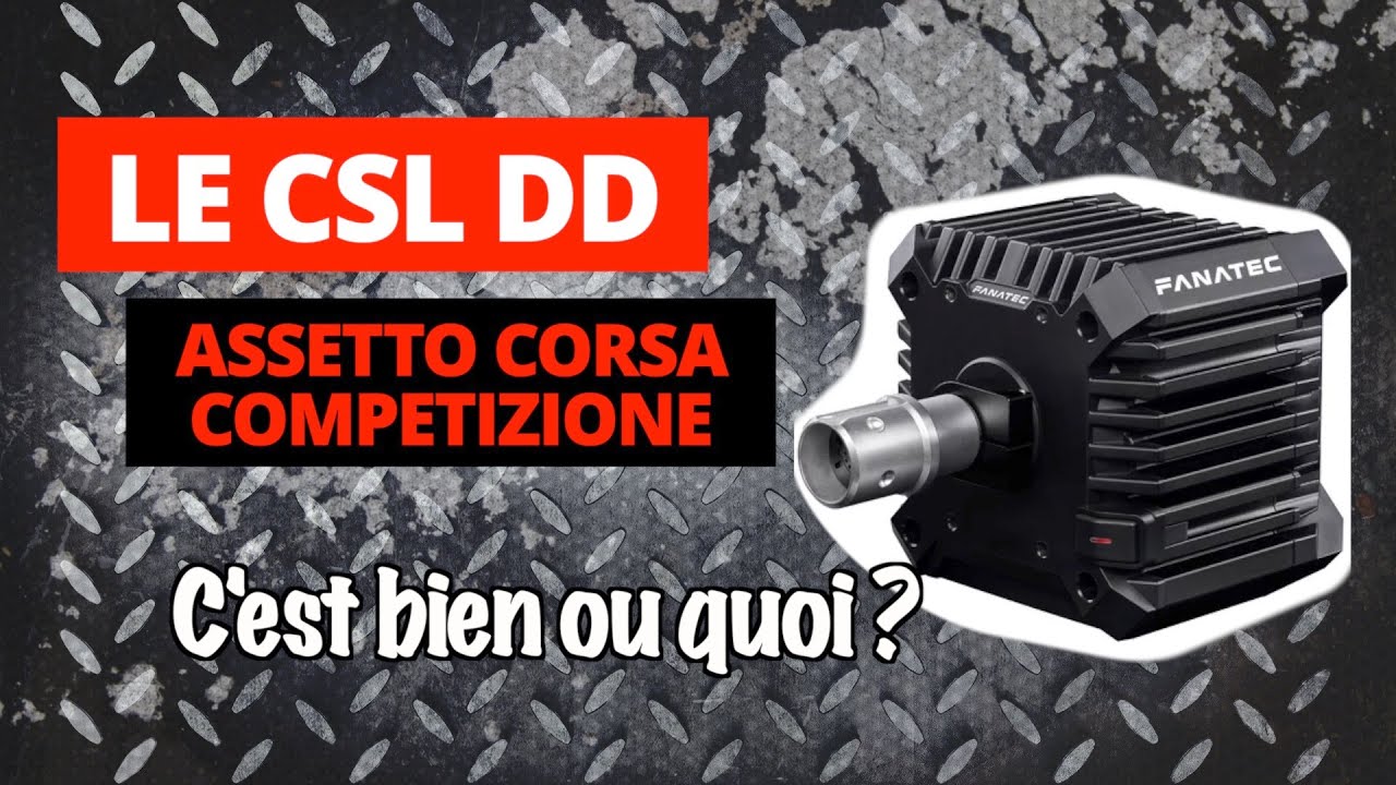 La base CSL DD sur Assetto corsa Competizione - YouTube