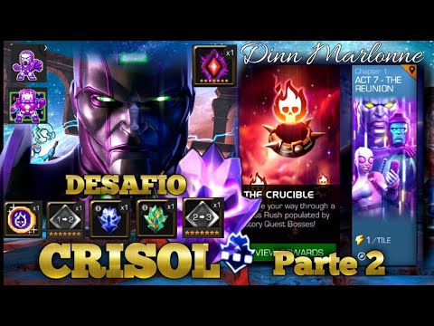 EL CRISOL DE MCOC MODO LEGENDARIO JEFES DEL ACTO 7 EXPLORACIÓN 100% ...