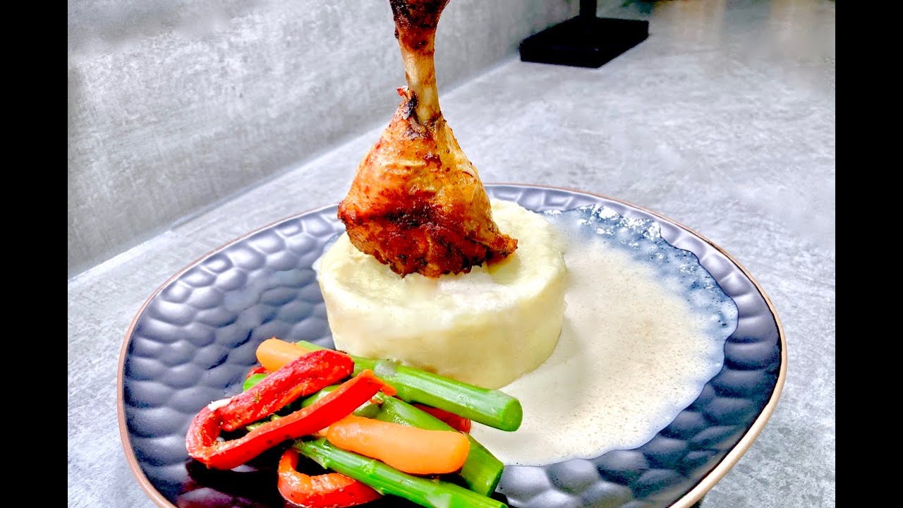 Chicken Lollipops with Creamy Mash Potatoes. | FaB 101 | - YouTube