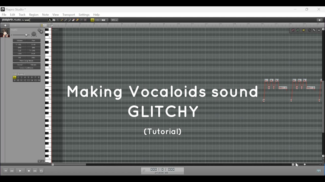 【Piapro Studio Tutorial】Vocal Glitch Tutorial - YouTube