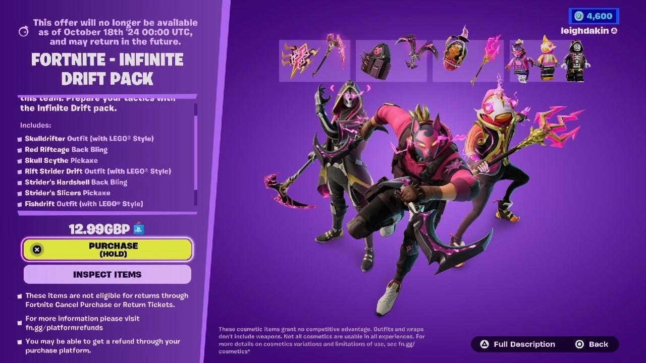 Fortnite INFINITE DRIFT PACK - YouTube