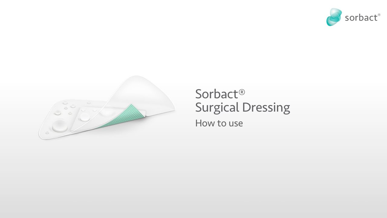 Sorbact® Surgical Dressing - YouTube