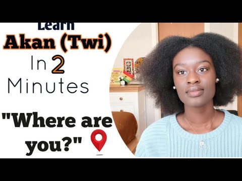 11. Learn to Speak Twi - How to speak Twi | Twi Lesson for Beginners ...