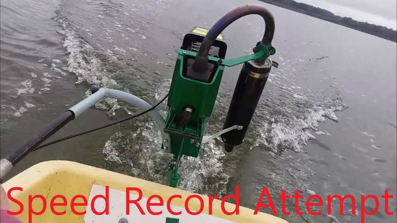 Super Weed Eater Outboard - YouTube