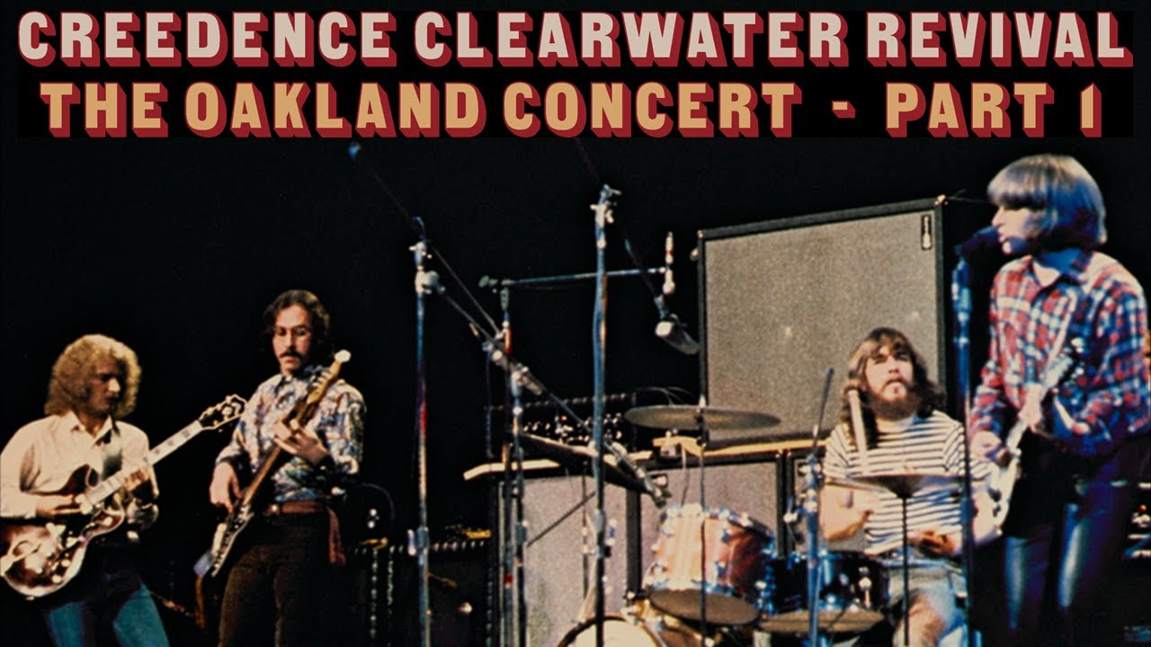 Creedence Clearwater Revival - The Oakland Concert (Part 1/5) - YouTube