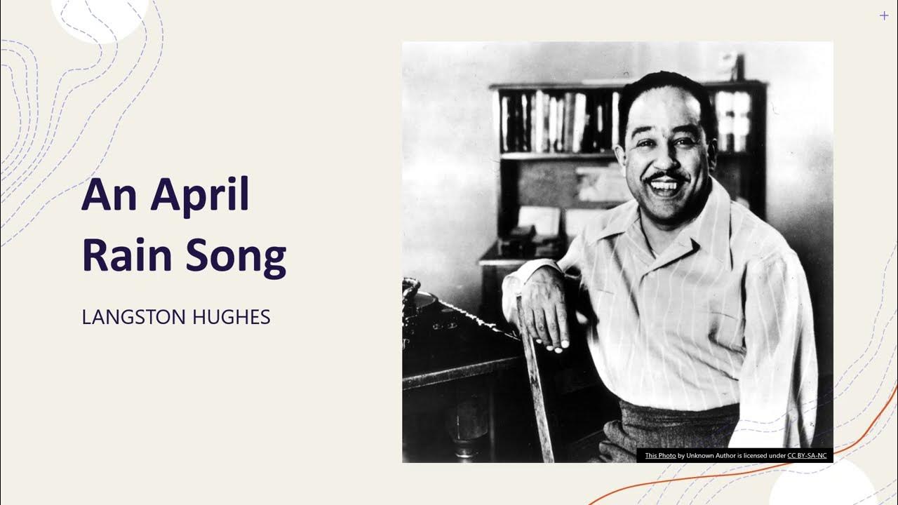 An April Rain Song by Langston Hughes - YouTube