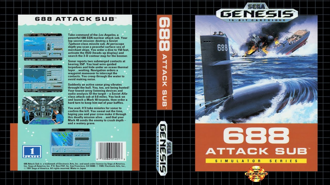 [Win] 688 Attack Sub (SEGA Genesis/Mega Drive Music) - YouTube