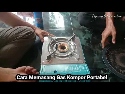 Cara Pasang Tabung Gas Kompor Portabel - YouTube