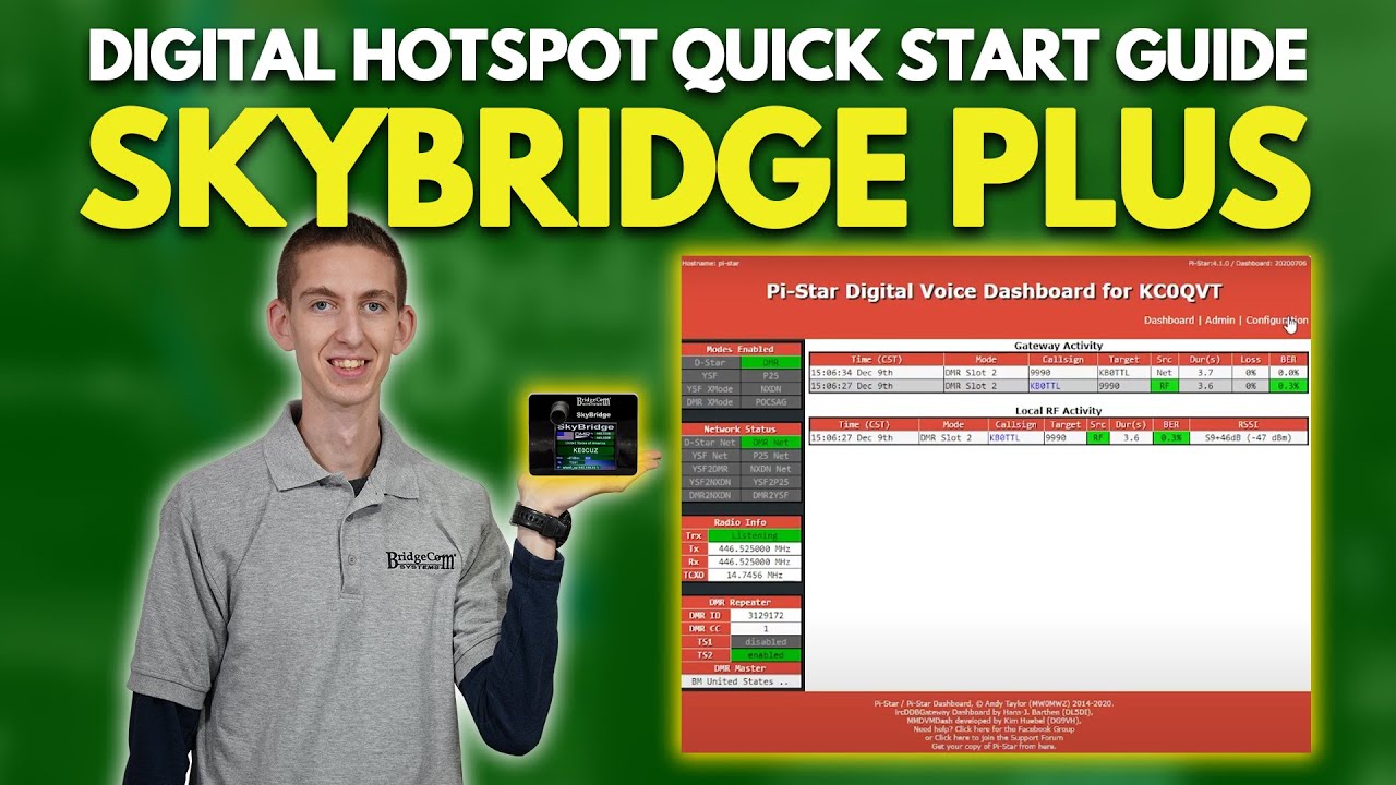 Digital Hotspot Quick Start Guide: SkyBridge Plus - YouTube
