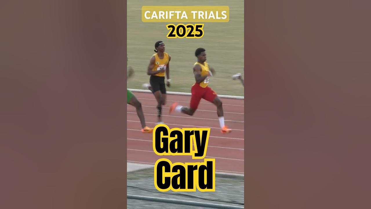 Wolmers Gary Card Wins the Boys U20 100m Final | CARIFTA Trials 2025 #jaydublow #jaydublowsports ...