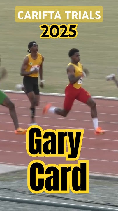 Wolmers Gary Card Wins the Boys U20 100m Final | CARIFTA Trials 2025 #jaydublow #jaydublowsports ...