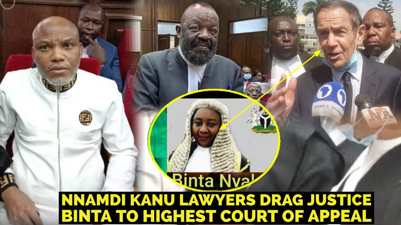 BREAKING!! Mazi Nnamdi Kanu lawyers dr@g justice Binta to highest court ...